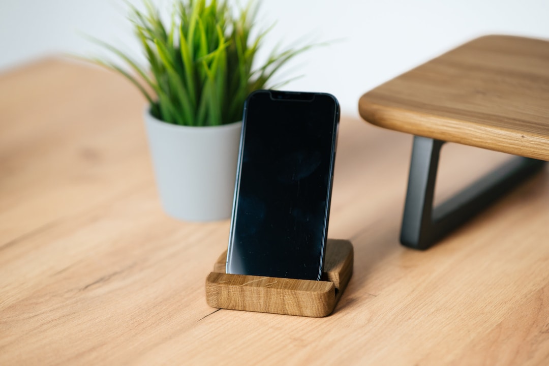 Wooden Phone Holder/ Wood Desk Organizer/ Phone Stand for Desk/ Home ...