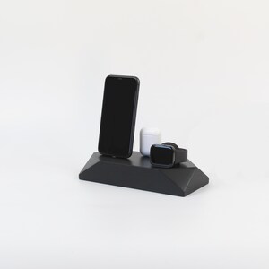 Triple Charging Station, 3-1 Docking Station Apple Smartwatch Charger ...