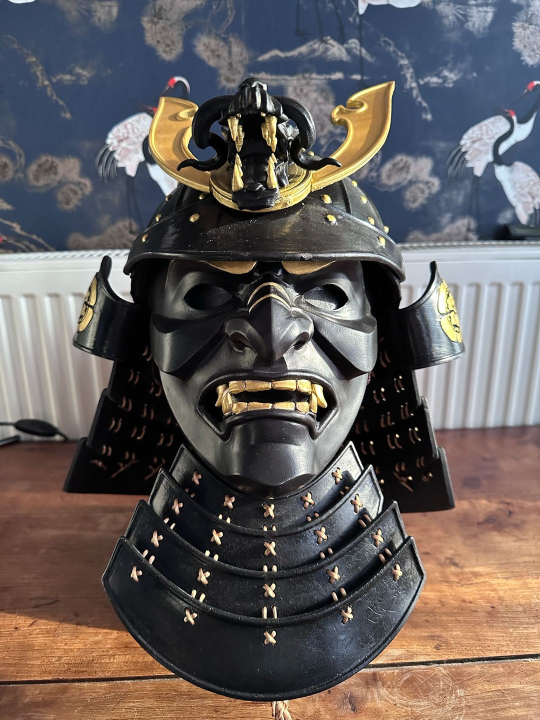 3D Japanese Samurai Mask - Traditional Helmet With Customization ...
