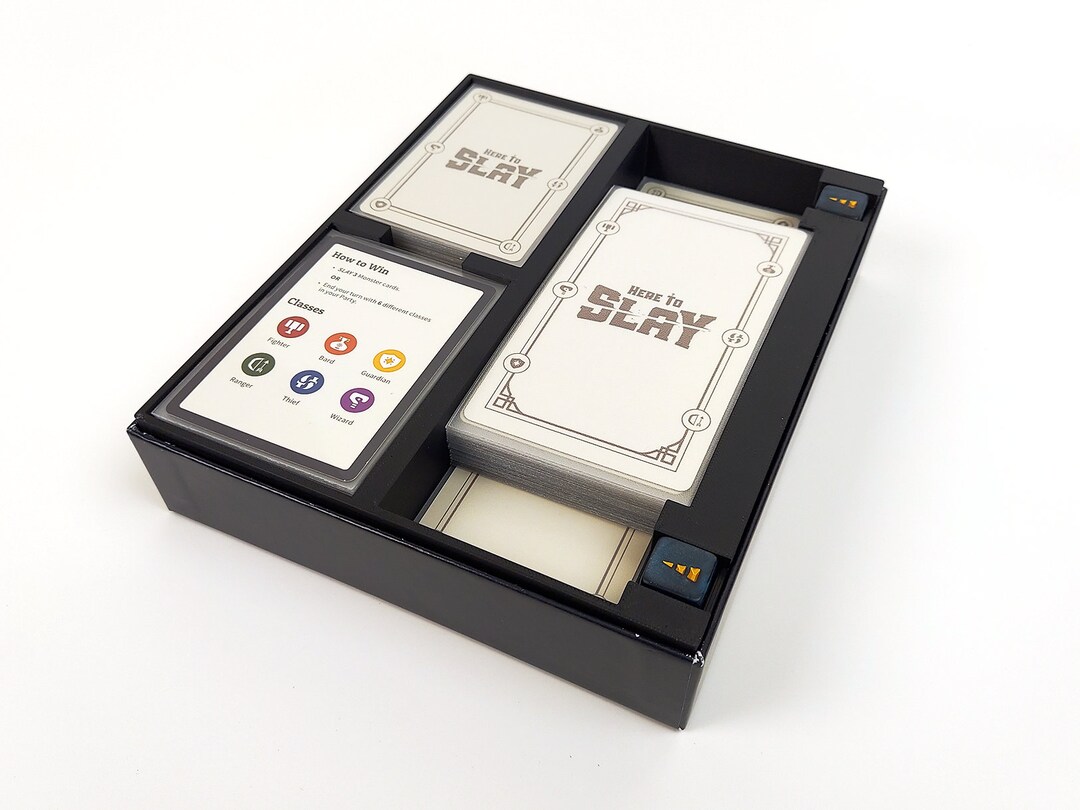 Here to Slay Card Game Organizer Sleeved or Standard Cards Unstable ...