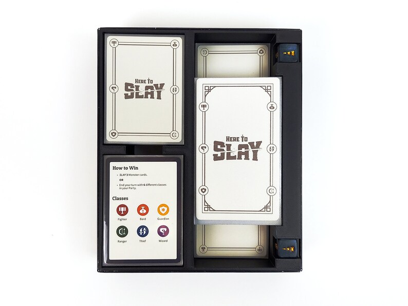 Here to Slay Card Game Organizer Sleeved or Standard Cards Unstable ...