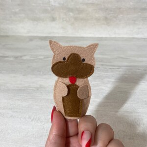 Felt Farm Animal Finger Puppet Set: Montessori Learning Toys - Etsy