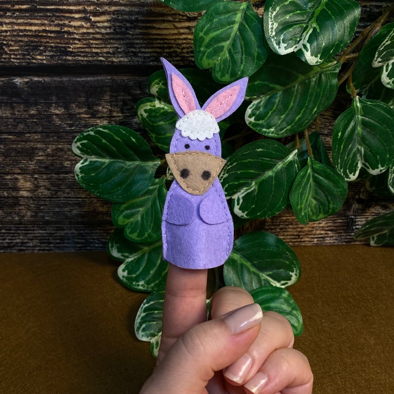 Felt Farm Animal Finger Puppet Set: Montessori Learning Toys - Etsy