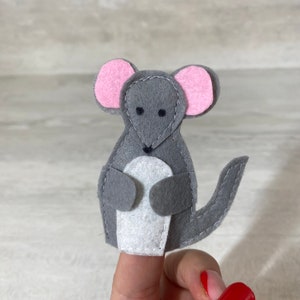 Felt Farm Animal Finger Puppet Set: Montessori Learning Toys - Etsy