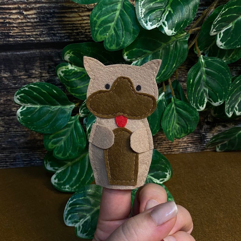 Felt Farm Animal Finger Puppet Set: Montessori Learning Toys - Etsy
