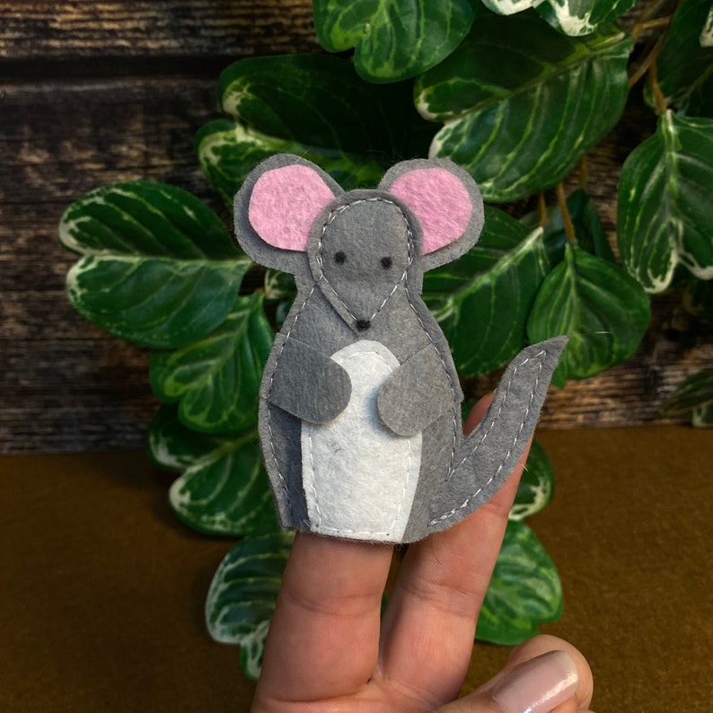 Felt Farm Animal Finger Puppet Set: Montessori Learning Toys - Etsy