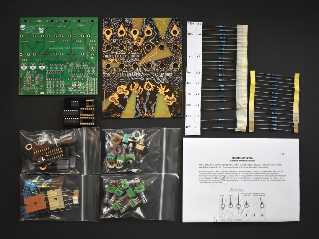 Chernobyletta DIY KIT Eurorack Module - Eurorack Noise, Drone ...