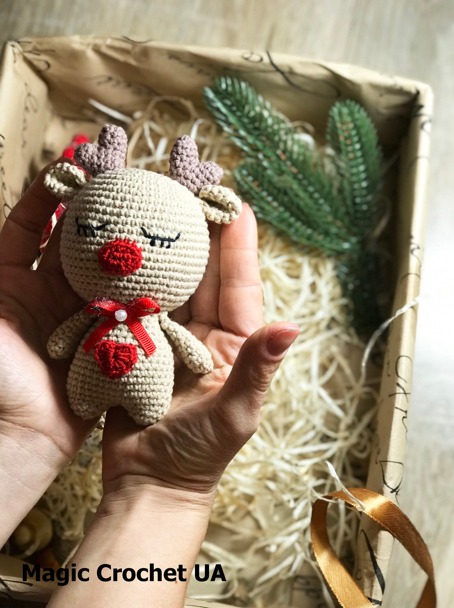 Crochet Deer Pdf, Crochet Elk Tutorial, Christmas Crochet Pattern ...