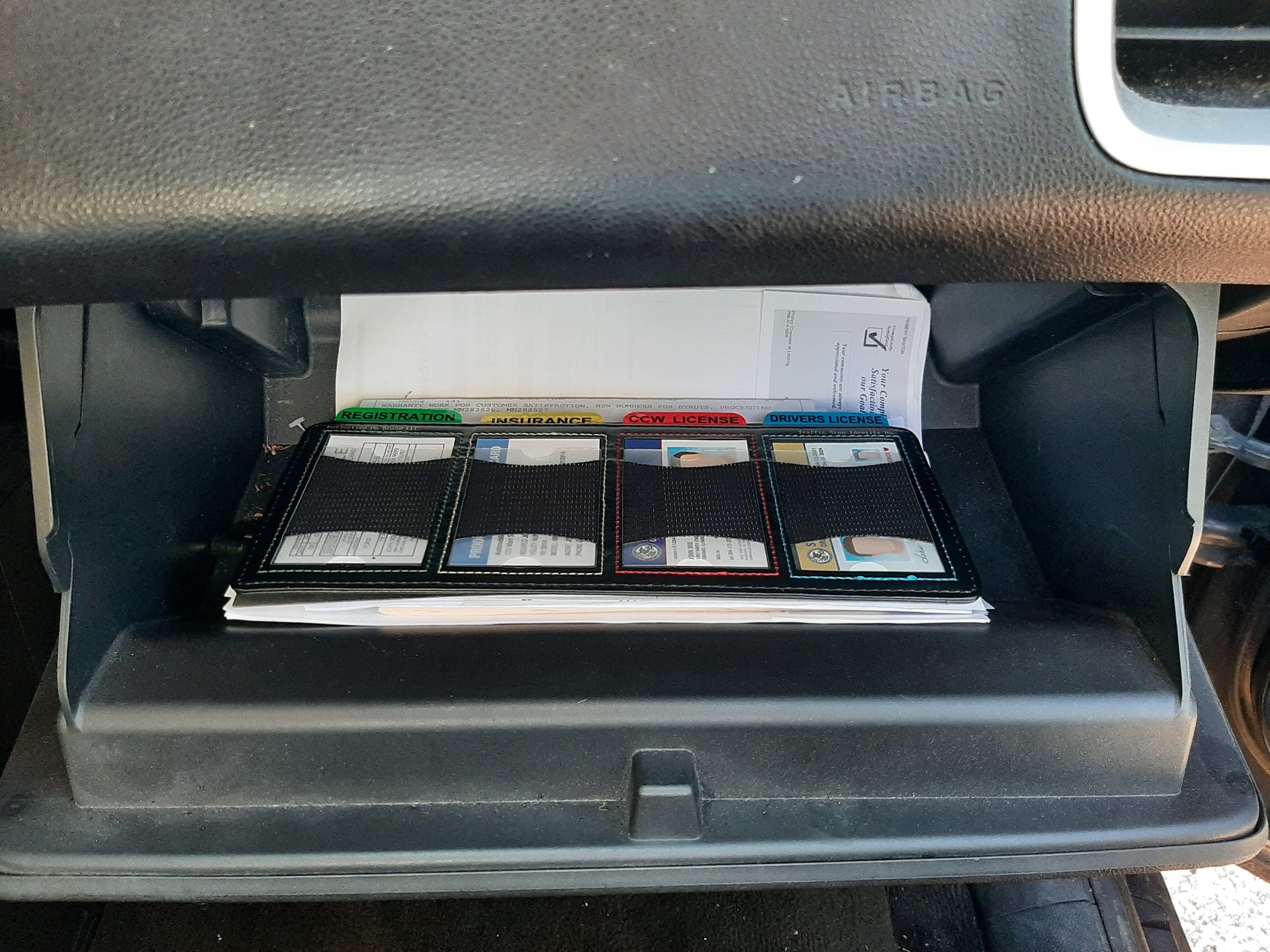 Traffic Stop, Organizer, Automotive, Doc Holder, Registration, I D, - Etsy
