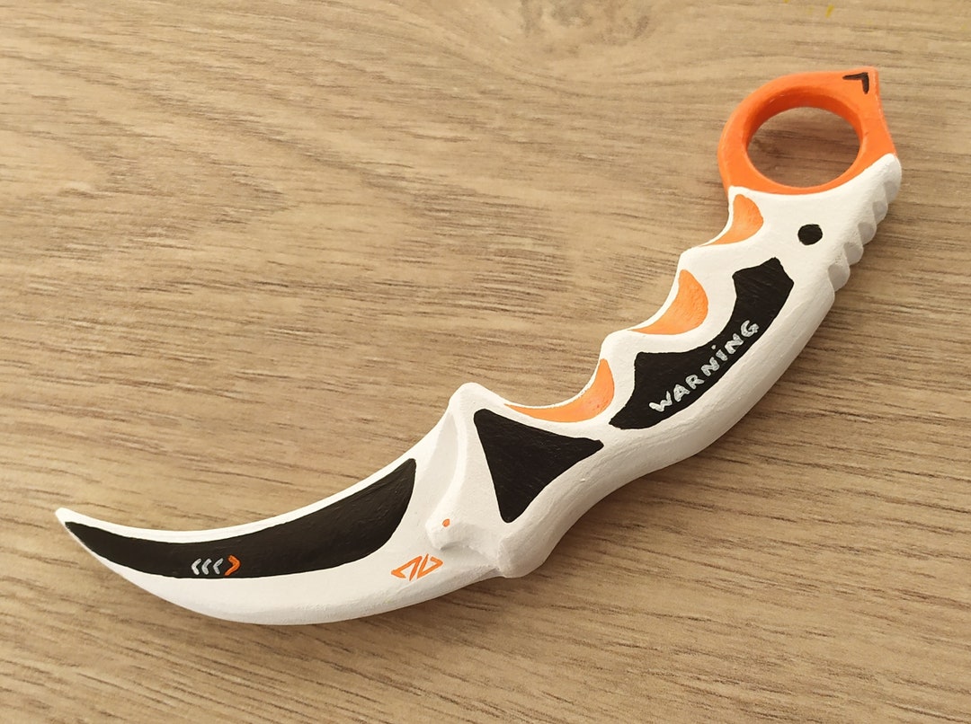 Couteau en bois Karambit jouet pour les fans de jeux informatiques et ...