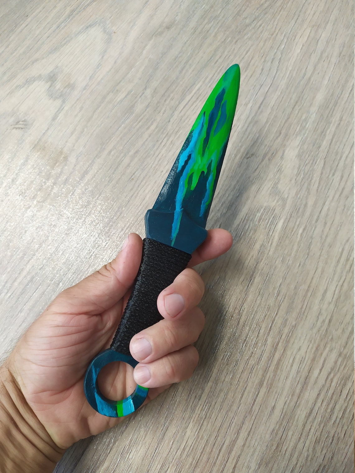 Kunai Wood Knife for Fans of Computer Games and Cosplay, Toy. Color is ...