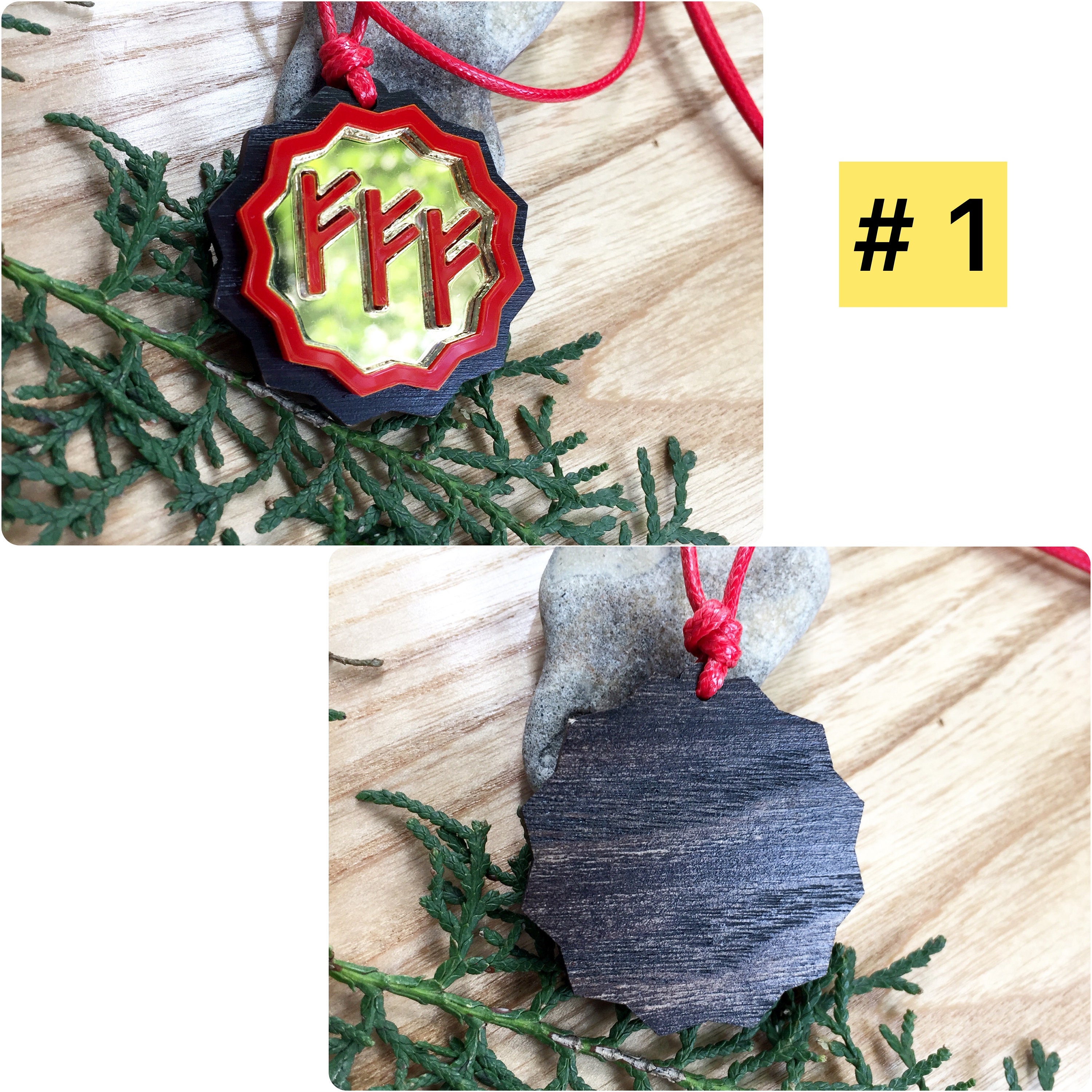 Potente amuleto de dinero 3 Fehu Runa de la riqueza Talismán - Etsy España