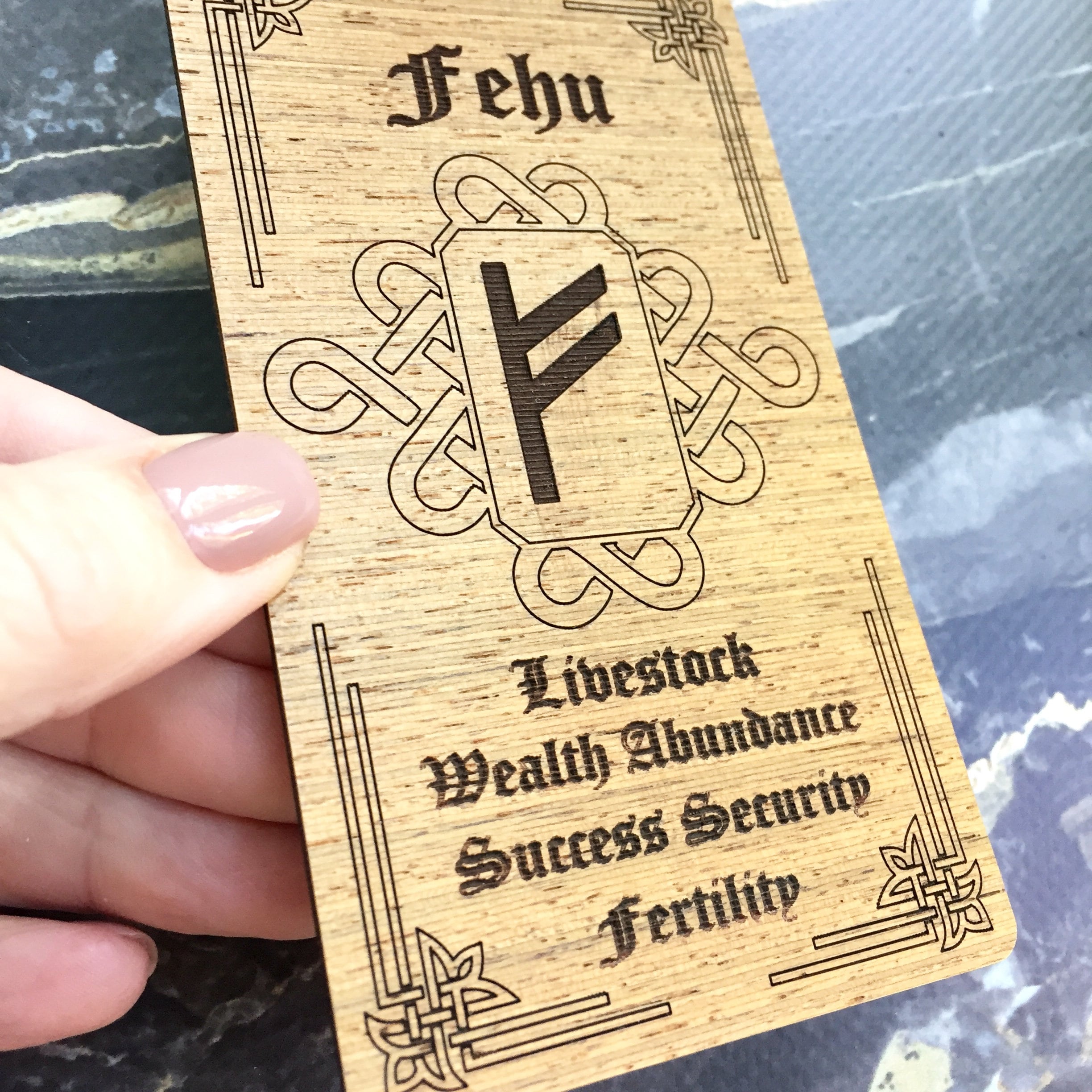 Yggdrasil Tree Wooden Runes Cards With Basic Meaning Elder - Etsy