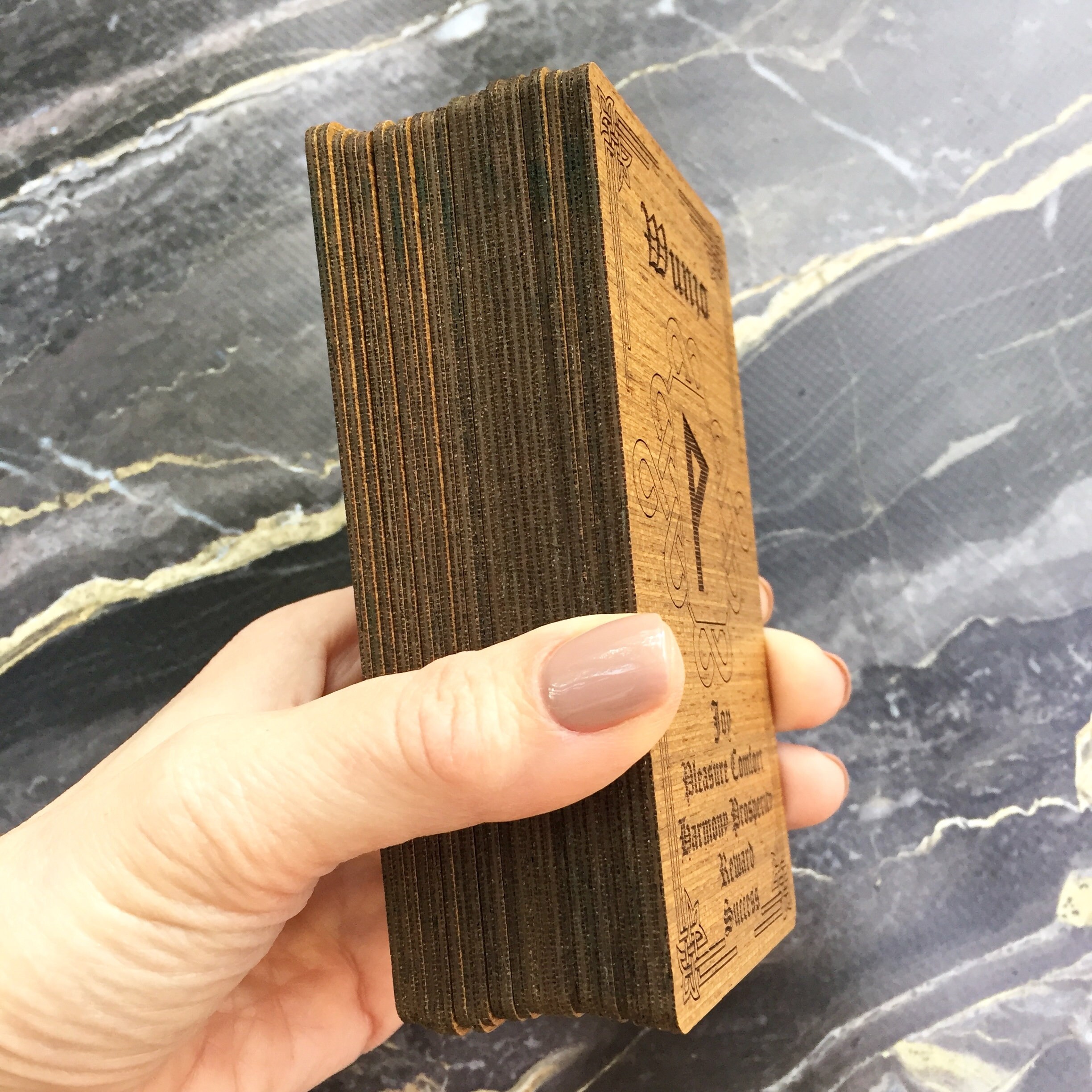 Yggdrasil Tree Wooden Runes Cards With Basic Meaning Elder - Etsy