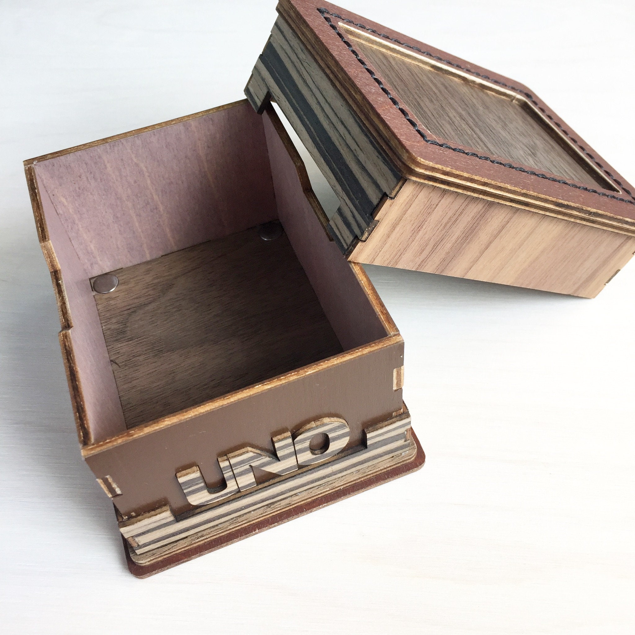 Uno box Card game box Uno playing card box Eco friendly | Etsy