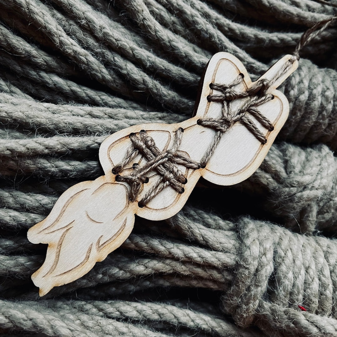 Shibari Hanging Model Silhouette Suspension Rope Engraved - Etsy