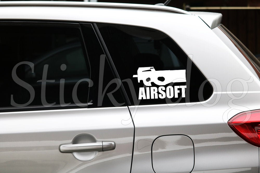 Airsoft P90 Replica Weapon Gun Sticker - Etsy UK