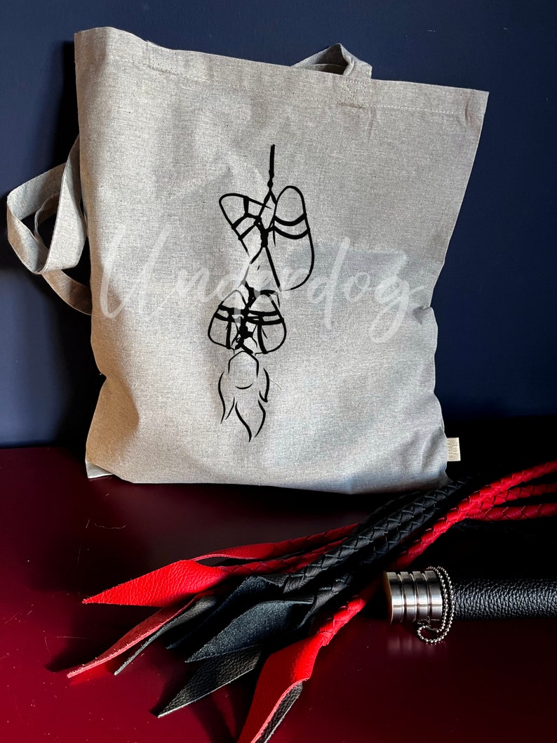Canvas Bag Shibari Hanging Model Silhouette Suspension Rope - Etsy
