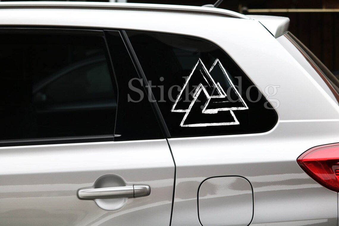 Norse Viking Valknut Decal - Etsy