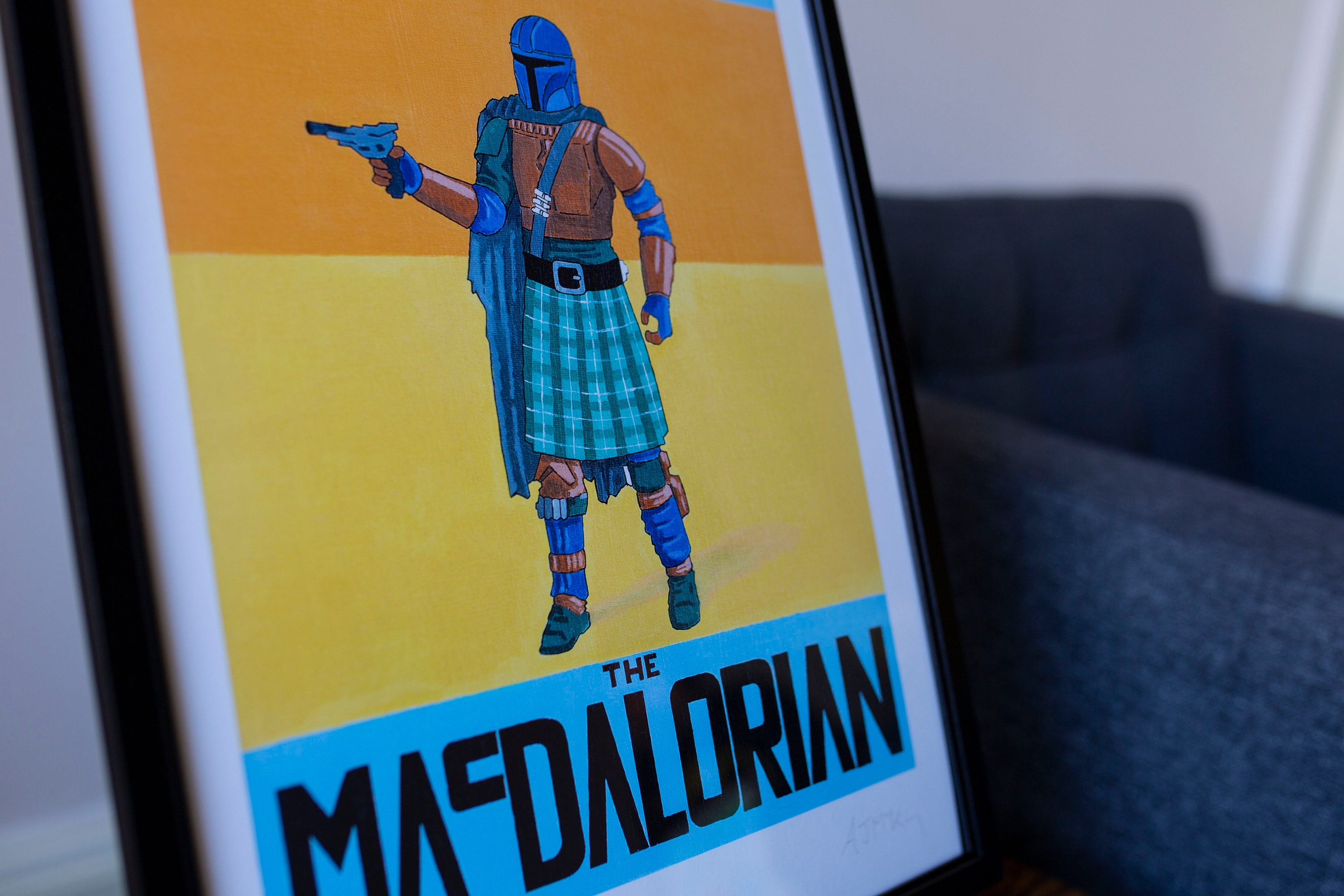 Macdalorian Scottish Art Print - Etsy