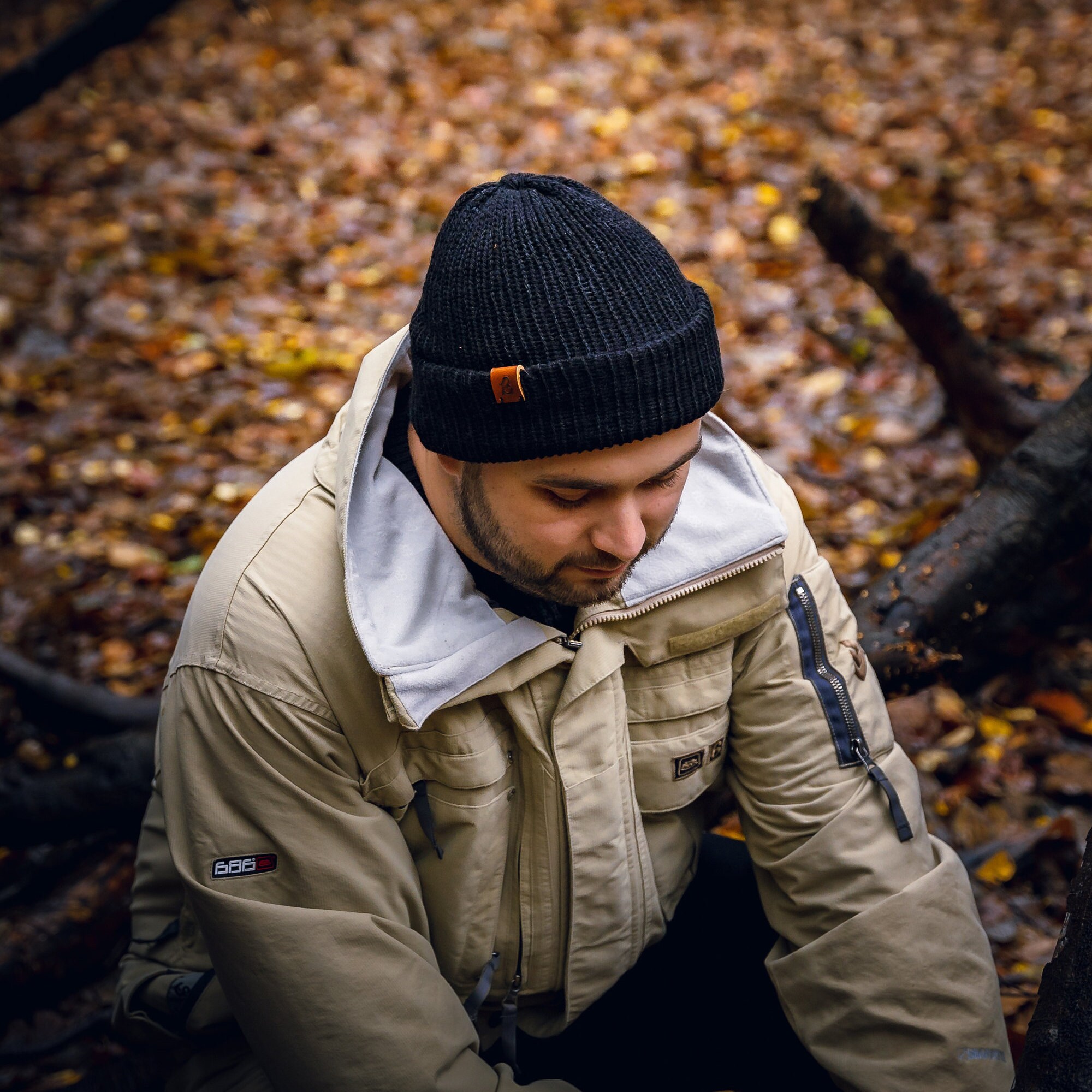 Hand-crafted Slack Fit Wooly Hat. Super Soft Comfortable Midnight Black ...