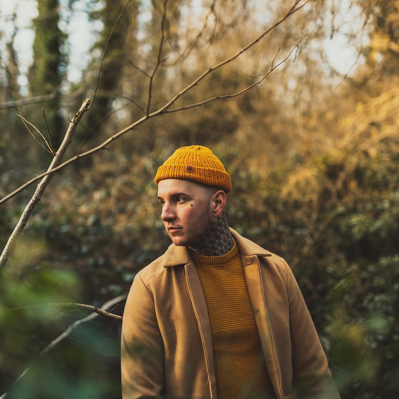 Yellow Wooly Hat - Trawler Style - Unisex Fit + Hand-crafted in the UK ...