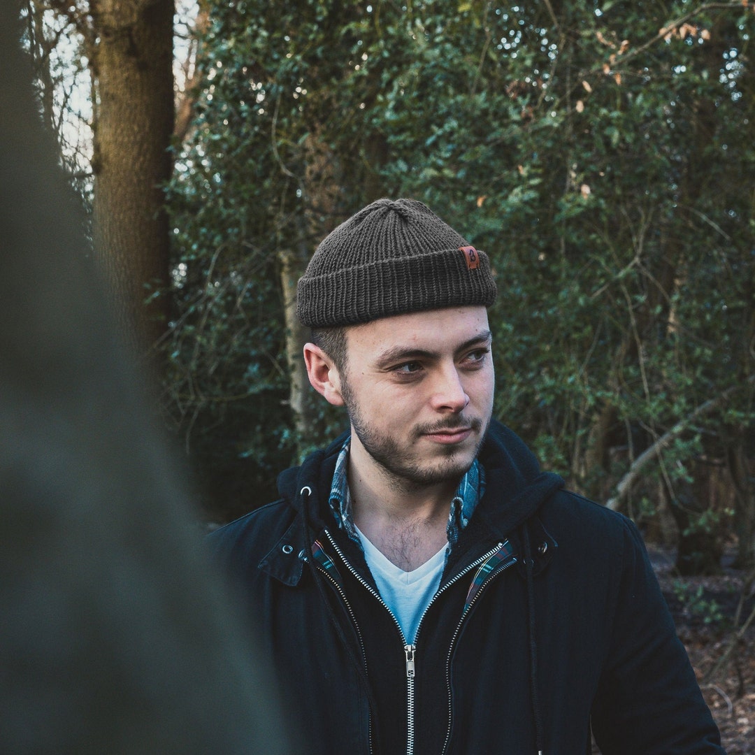 Hand-crafted Fishermans-style Trawler Wooly Hat. Soft and Durable Grey ...