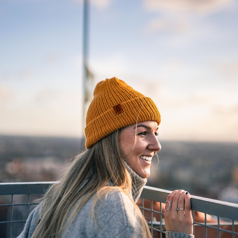Yellow Beanie Hat. Super soft & comfortable Burnt Mustard | Etsy