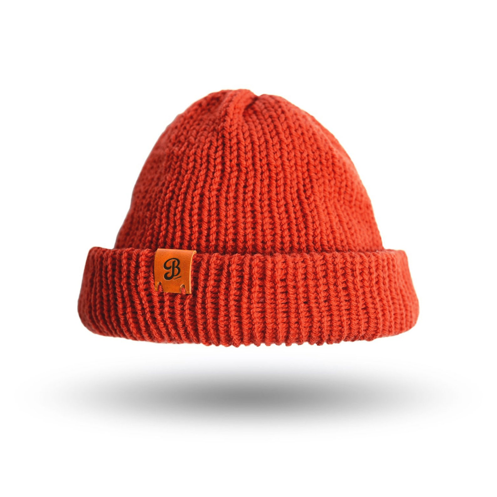Alpaca Wool Trawler Beanie Hat. Soft and Snug Red Wooly Beanie ...