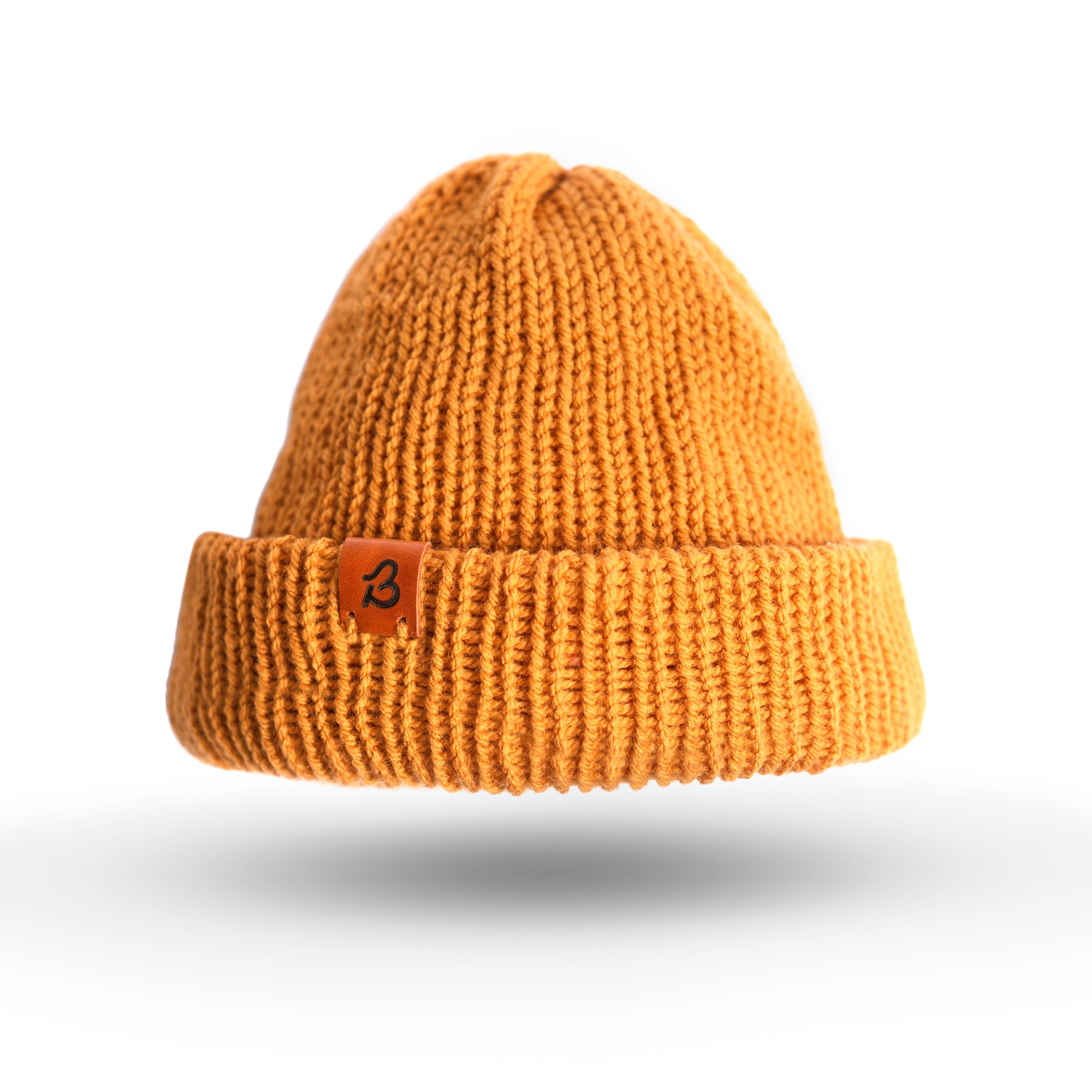 Yellow Beanie Hat. Super Soft & Comfortable Burnt Mustard Yellow Wooly ...