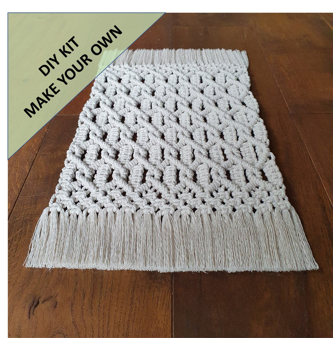 DIY Macrame Table Runner Kit. Everything You Need to Create | Etsy