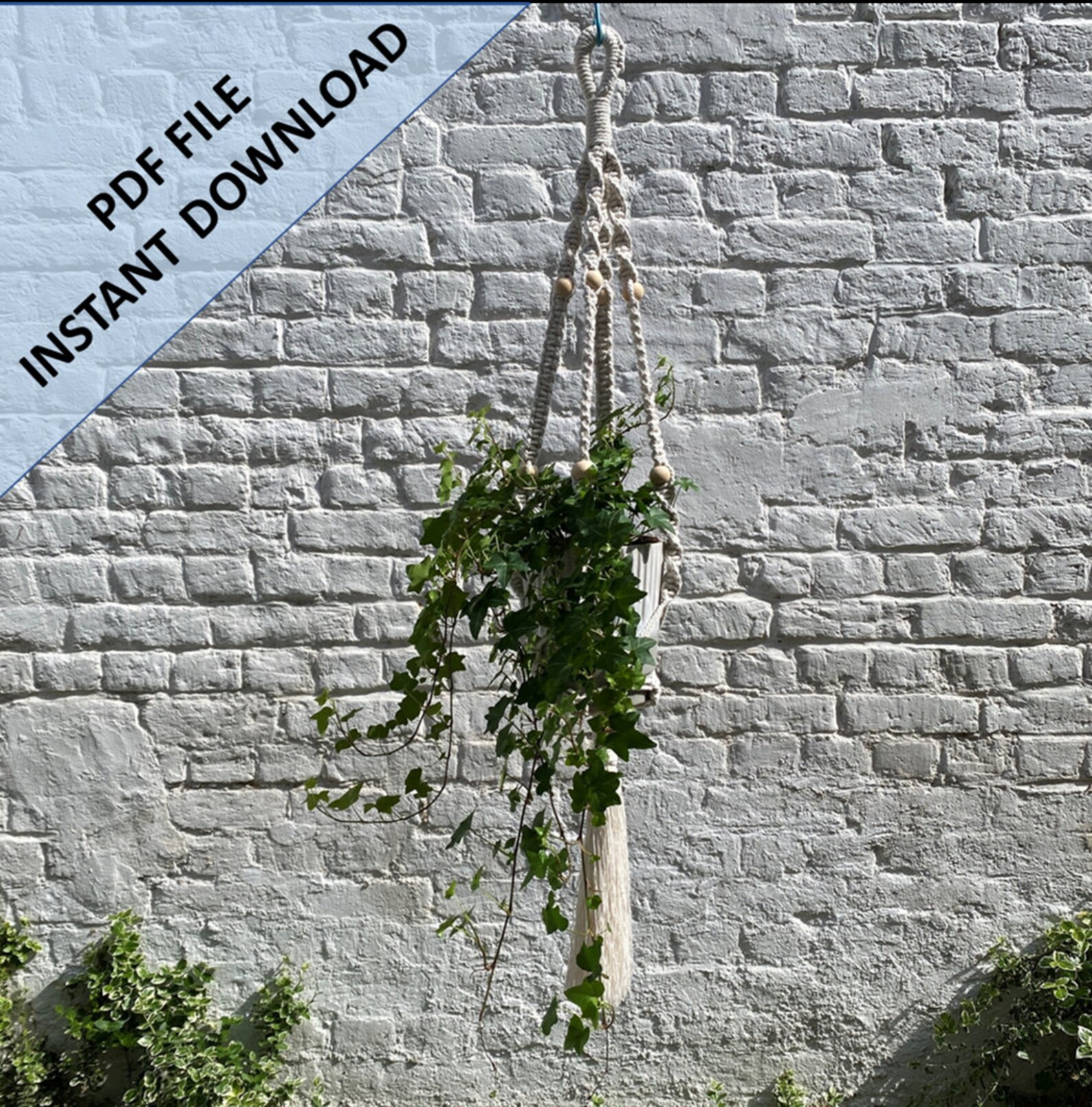 Macrame Plant Hanger Pattern, Instant Digital Download of Written PDF ...