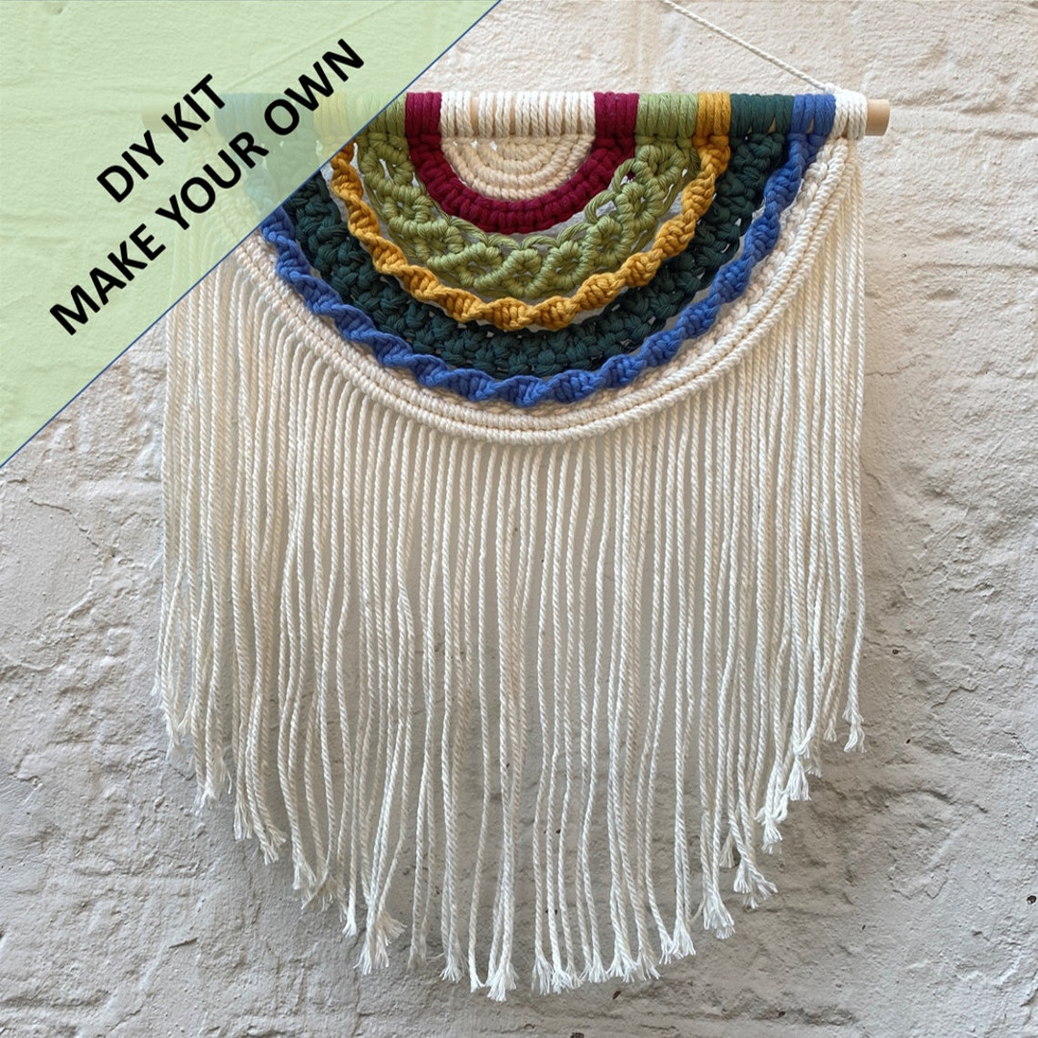 DIY Macrame Wall Hanging Kit. Everything you need to create | Etsy