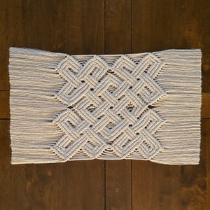 Macrame Table Runner. Coffee Table, Side Table. Beautiful Boho Style ...