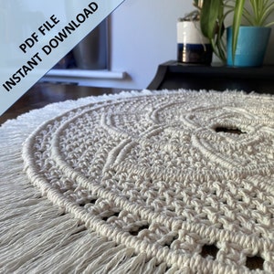 Macrame Spinning Star Table Centrepiece Pattern, Instant Digital ...