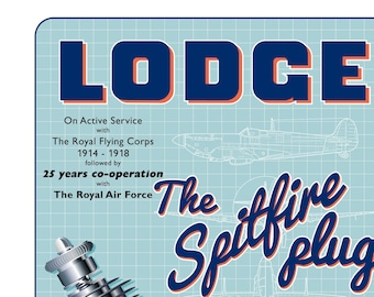 Spark Plug Poster - Etsy