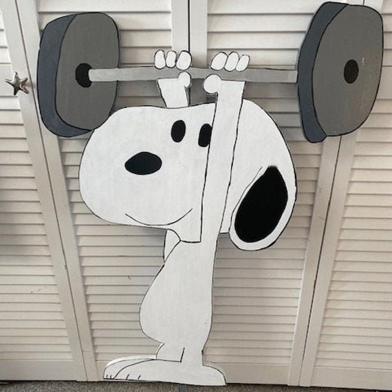 Snoopy Exercising