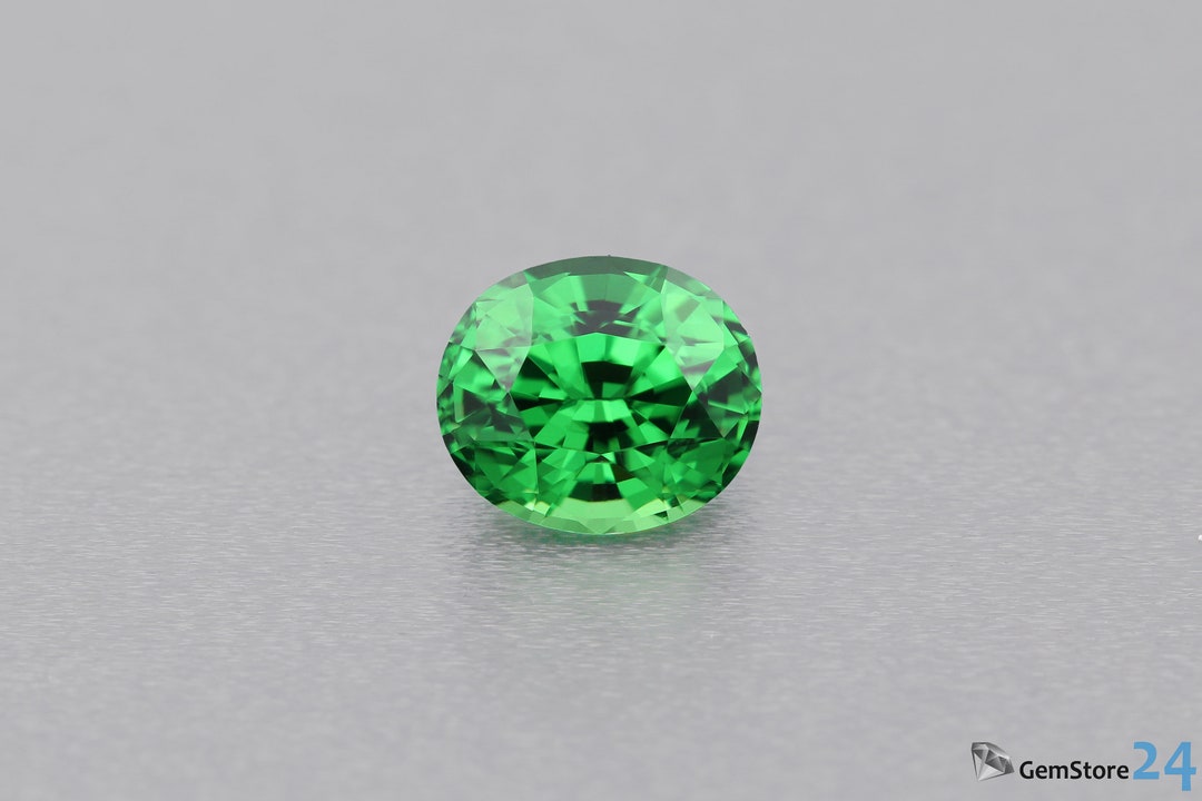 Tsavorite 1.30 Ct Top Quality Oval Gemstone - Etsy