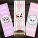 Printable Valentines Bookmark Set With Cats Cute Cat Digital - Etsy