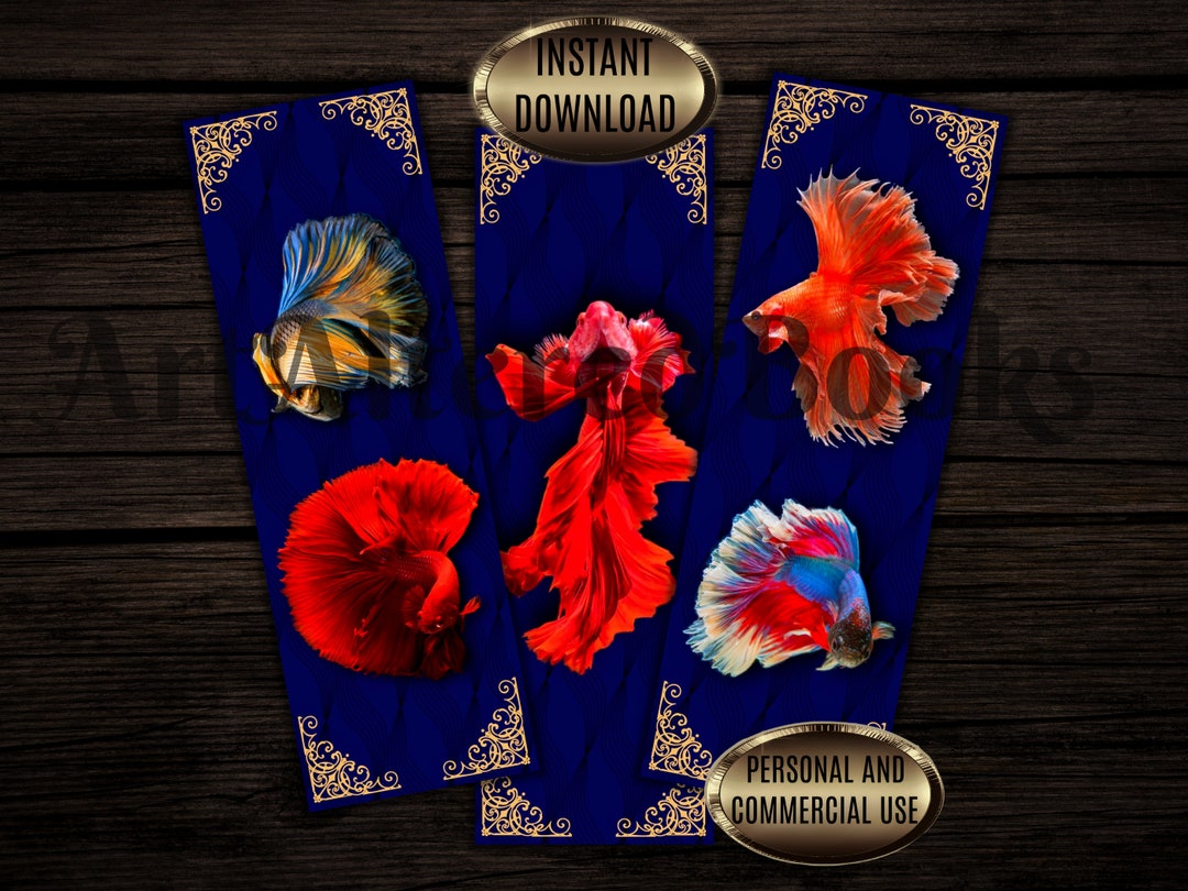 Fish Printable Bookmarks| Nature Bookmark| Journal Bookmarks ...