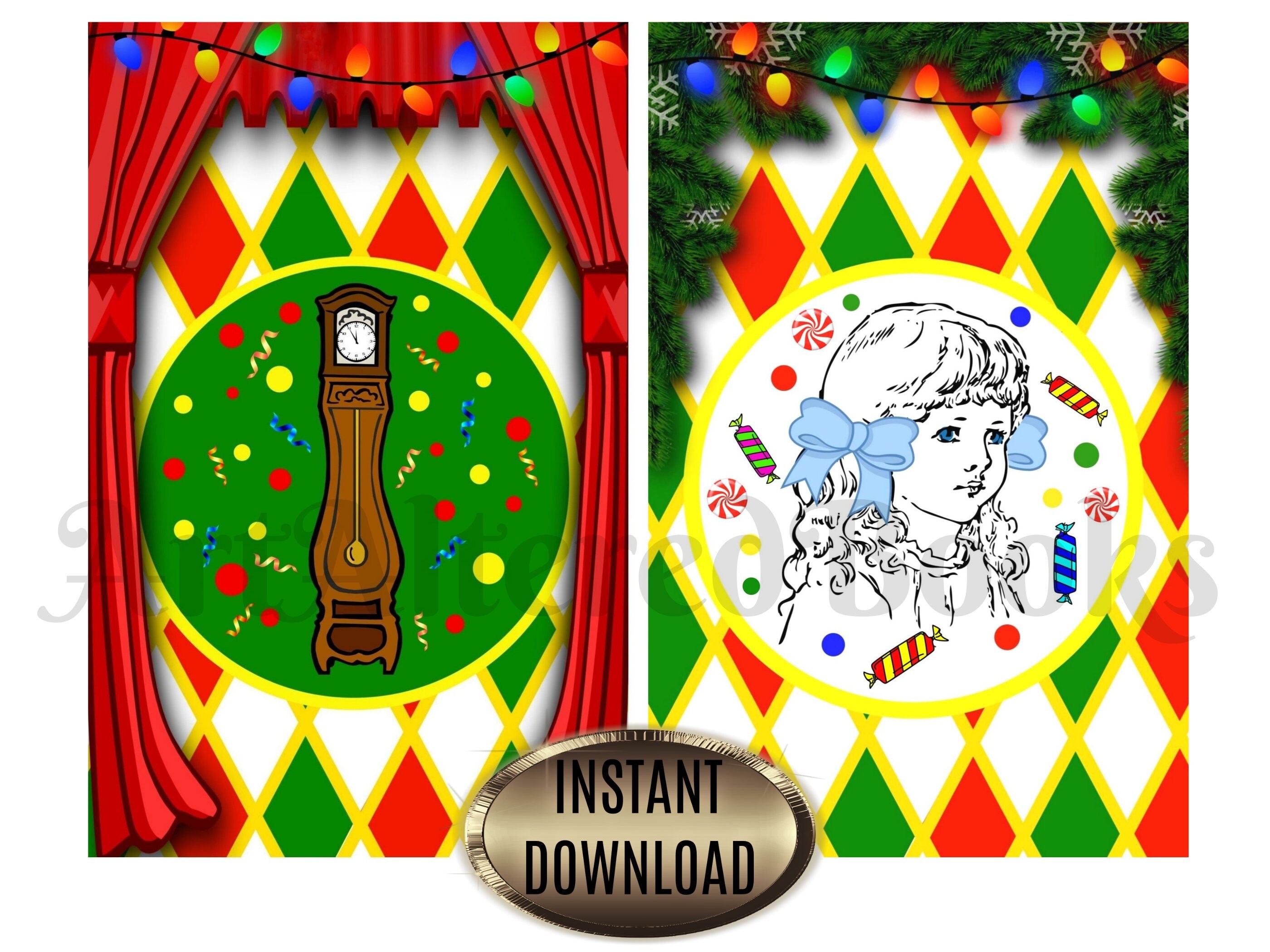 Nutcracker Christmas Banner Printable Christmas Bunting Nutcracker ...
