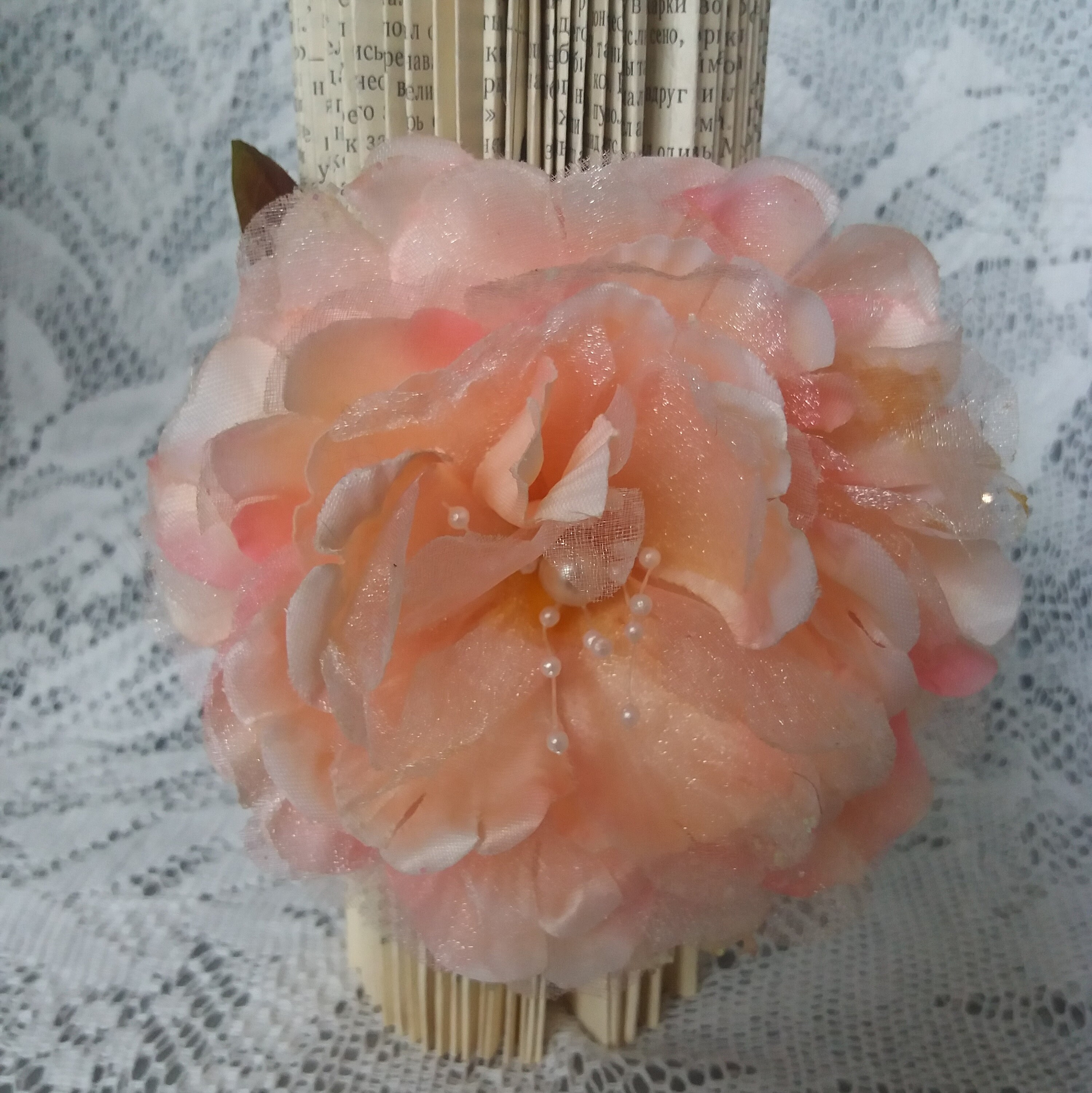 Book Candle Holder Wedding Candle Holder Paper Anniversary | Etsy