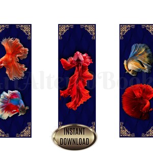 Fish Printable Bookmarks| Nature Bookmark| Journal Bookmarks ...