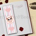 Printable Valentines Bookmark Set With Cats Cute Cat Digital - Etsy