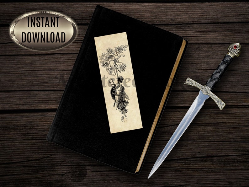 Set of 4 Antique Printable Bookmarks Renaissance Bookmark | Etsy