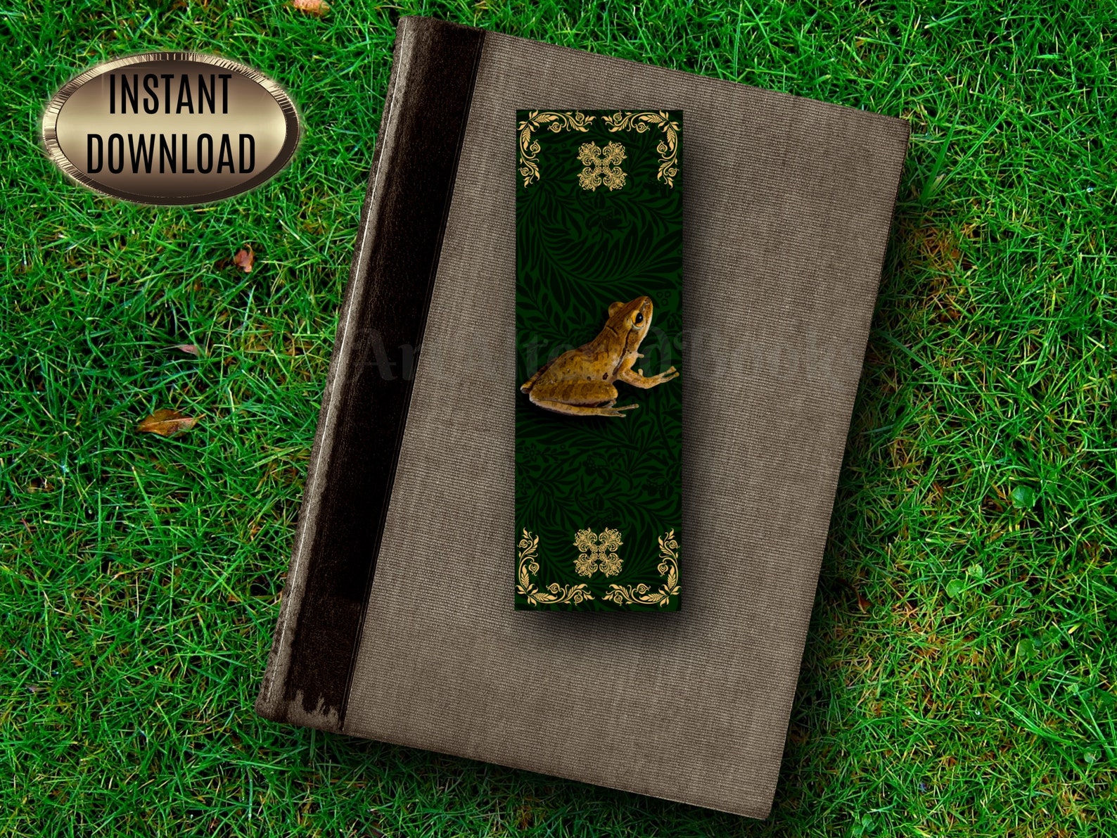 Frog Printable Bookmarks Set Nature Bookmark Journal - Etsy