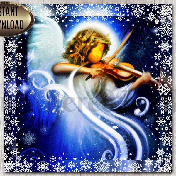 Angel With Violin - Etsy