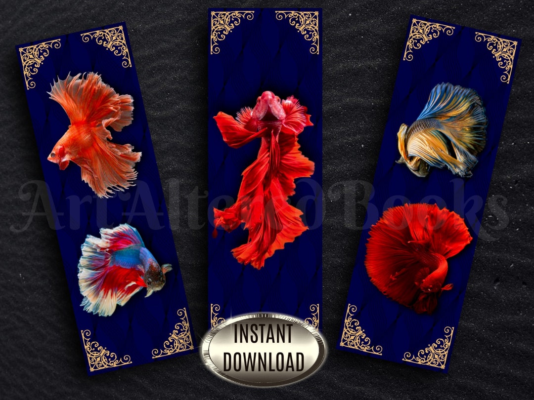 Fish Printable Bookmarks Nature Bookmark Journal Bookmarks - Etsy