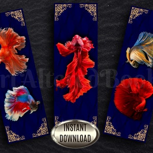 Fish Printable Bookmarks Nature Bookmark Journal Bookmarks - Etsy