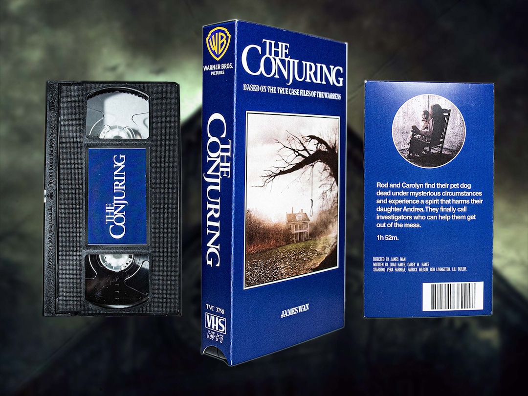 The Conjuring 1 VHS Retro Horror Movie Gift Custom Collectible - Etsy